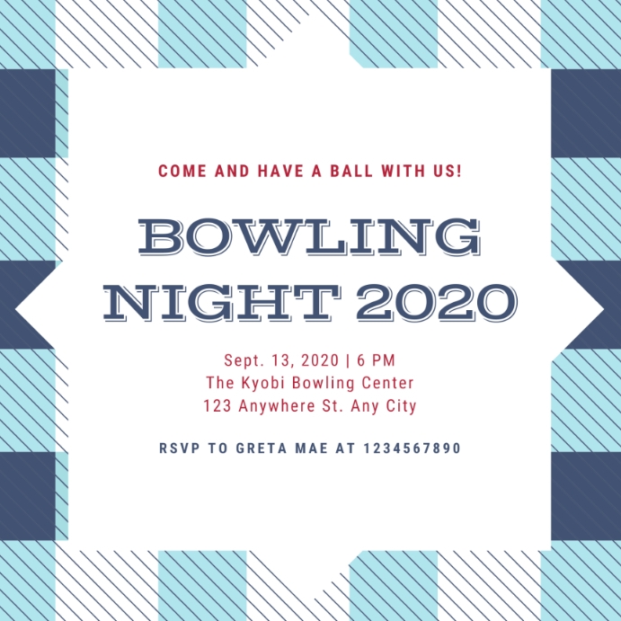 BOWLING NIGHT Template | PosterMyWall