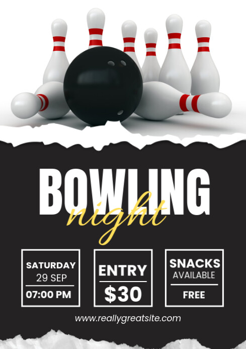 Bowling night Template | PosterMyWall