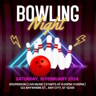 Bowling Night Ads Template | PosterMyWall