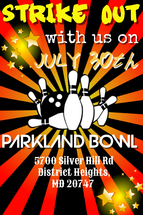 Bowling Party Template | PosterMyWall