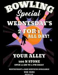 BOWLING Template | PosterMyWall