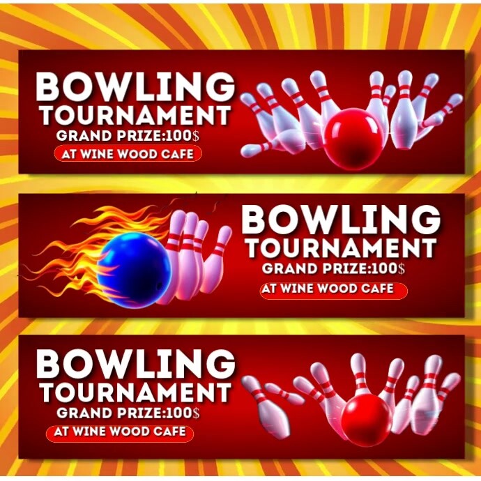 Bowling Ticket Grand Prize Template | PosterMyWall