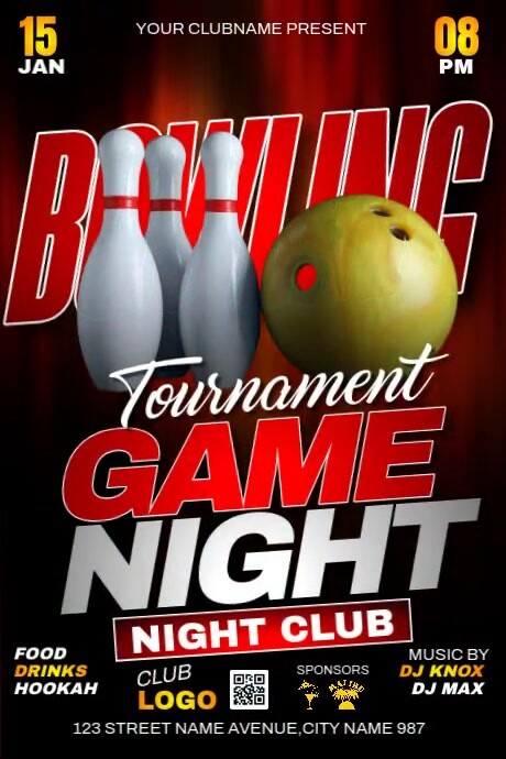 Copy of Bowling Tournament Ads | PosterMyWall