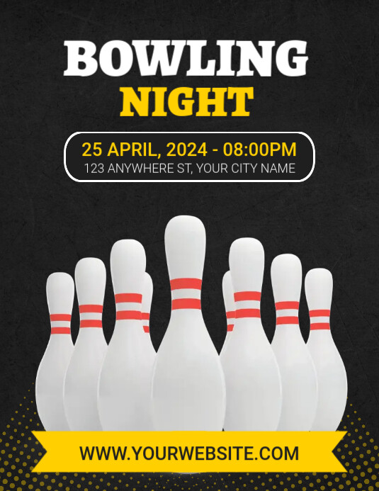 bowling10 Template | PosterMyWall