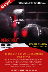 Kickboxing Club Poster Template | PosterMyWall