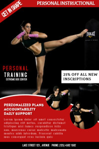 Kickboxing Template | PosterMyWall