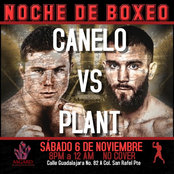 BOX FIGHT NIGHT Template | PosterMyWall