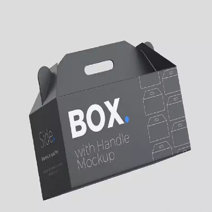 Copy of Box with handle mockup | PosterMyWall