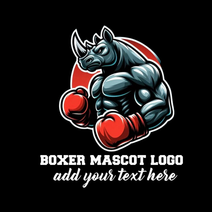 boxer mascot logo Template | PosterMyWall