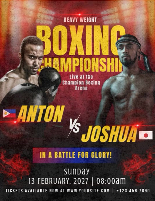 Copy of Boxing Championship Flyer | PosterMyWall