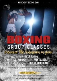 Boxing Classes Flyer Template | PosterMyWall