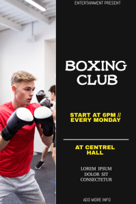 Boxing flyer template | PosterMyWall