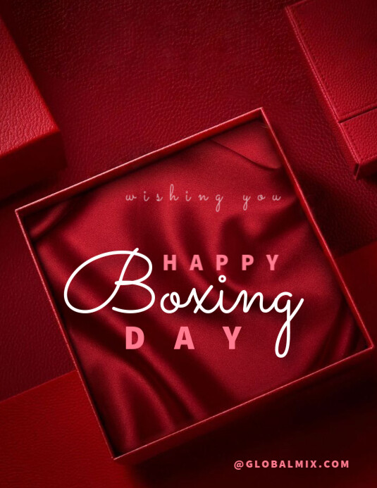 Copy of boxing day 2024 design template, boxing day card wishes ...