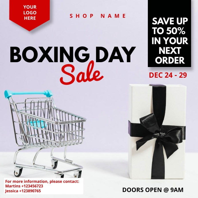 Copy of Boxing Day Ads | PosterMyWall