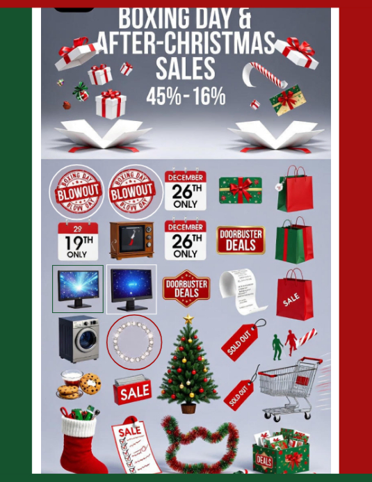 Boxing Day and After Christmas Template | PosterMyWall