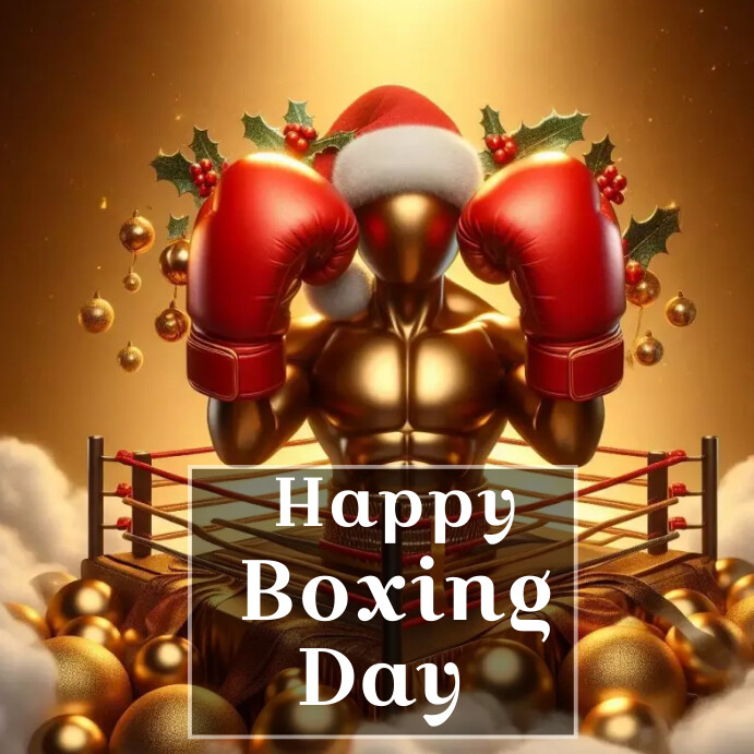 Plantilla de Boxing day celebration design | PosterMyWall