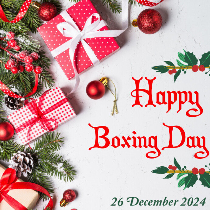 Modèle Boxing Day Celebration Poster template | PosterMyWall