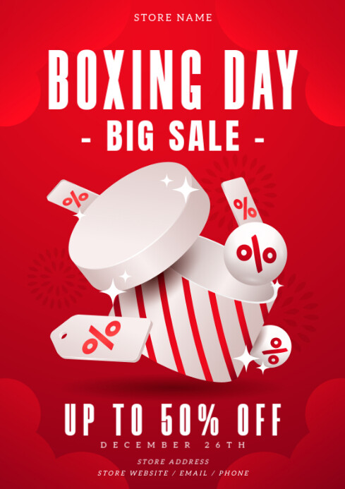 Copy of boxing day | PosterMyWall