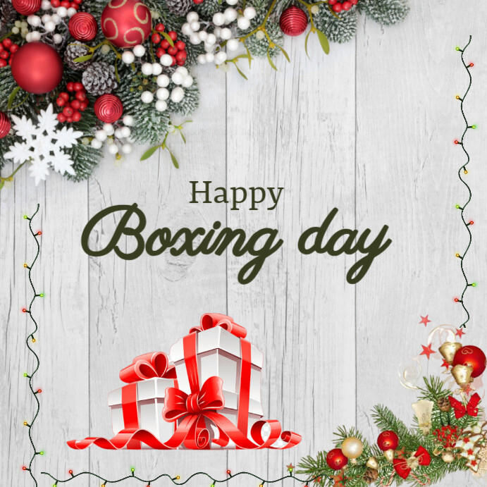 Boxing Day Template | PosterMyWall