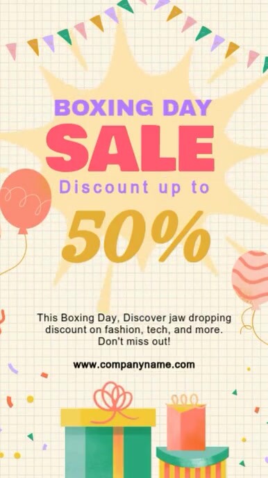 Boxing Day Template | PosterMyWall