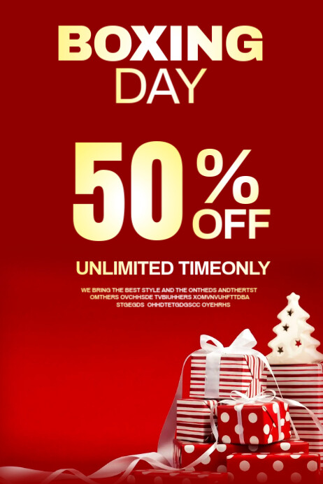 boxing day Template | PosterMyWall