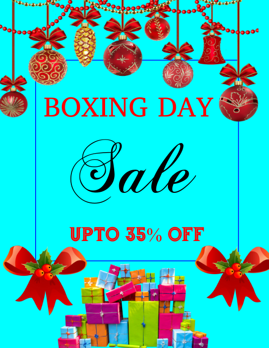 Copy of boxing day | PosterMyWall
