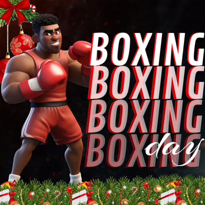Plantilla de Boxing Day Design Template | PosterMyWall