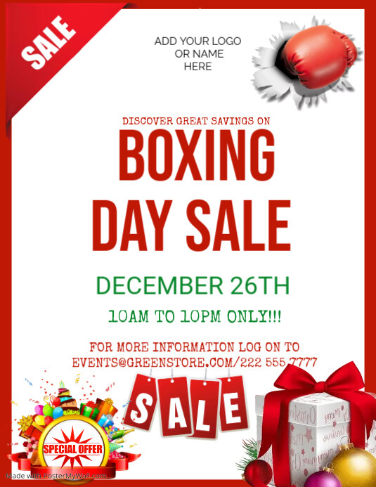 Copy of Boxing day design | PosterMyWall