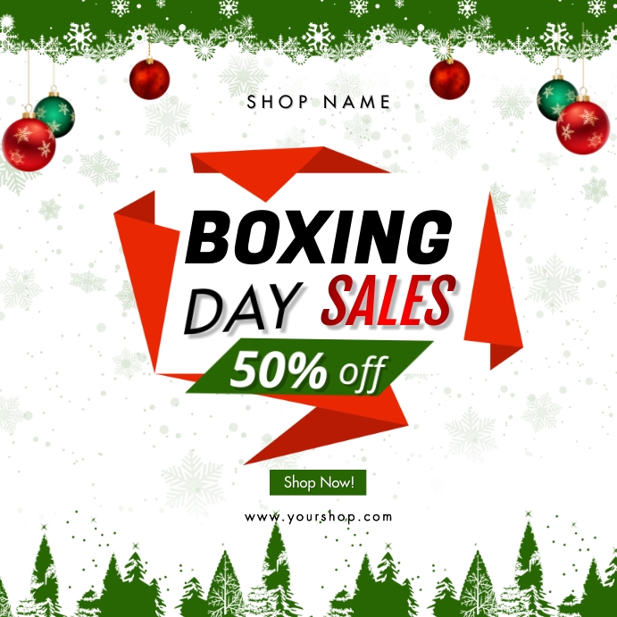 Boxing Day Template | PosterMyWall