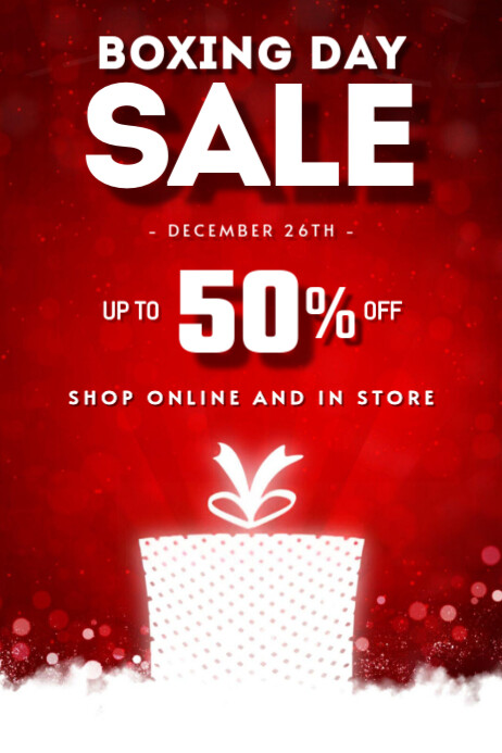 boxing day Template | PosterMyWall