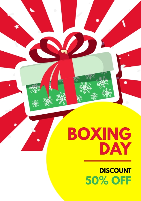 Copy of Boxing Day | PosterMyWall