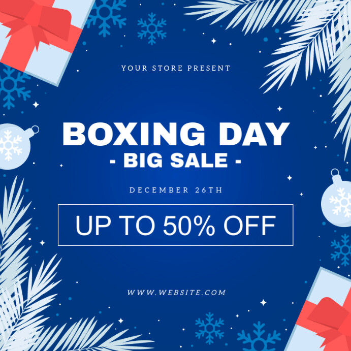 Boxing Day Template | PosterMyWall