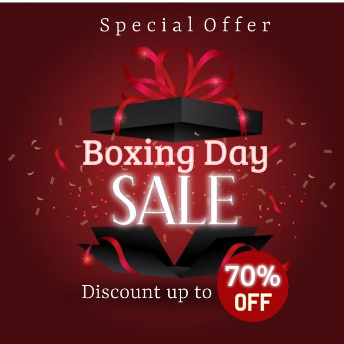 Boxing Day Template | PosterMyWall