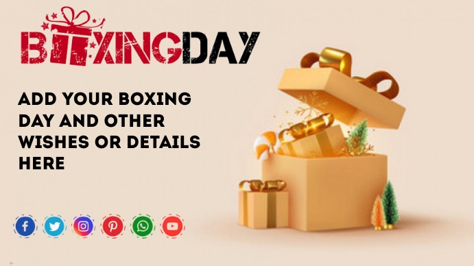 boxing day Template | PosterMyWall