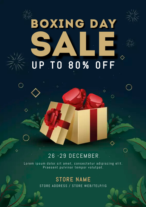 boxing day Template | PosterMyWall