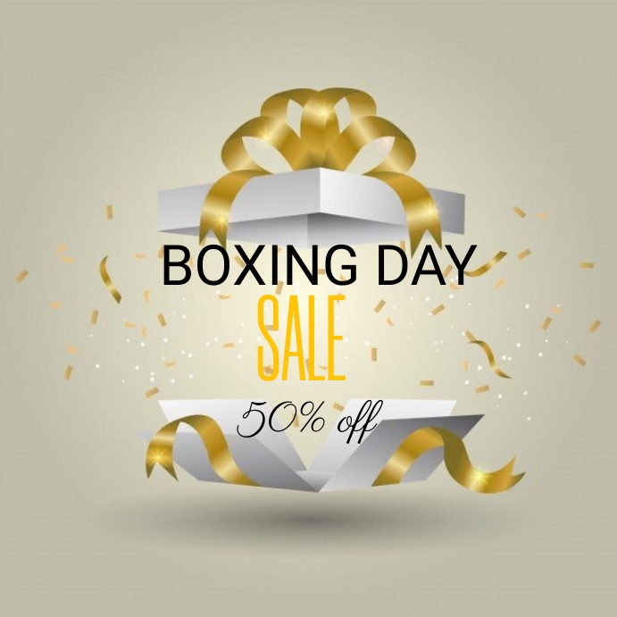 Boxing day Template | PosterMyWall