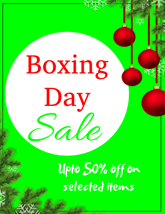 boxing day Template | PosterMyWall