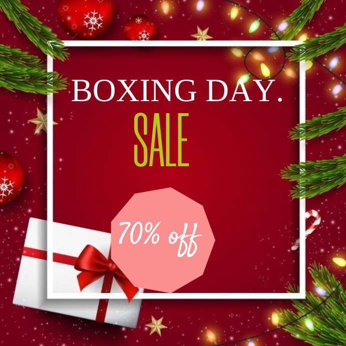 Boxing day Template | PosterMyWall