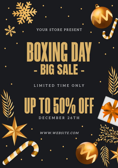 boxing day Template | PosterMyWall