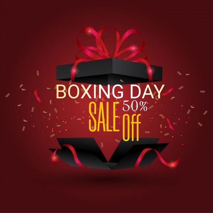 Boxing day Template | PosterMyWall