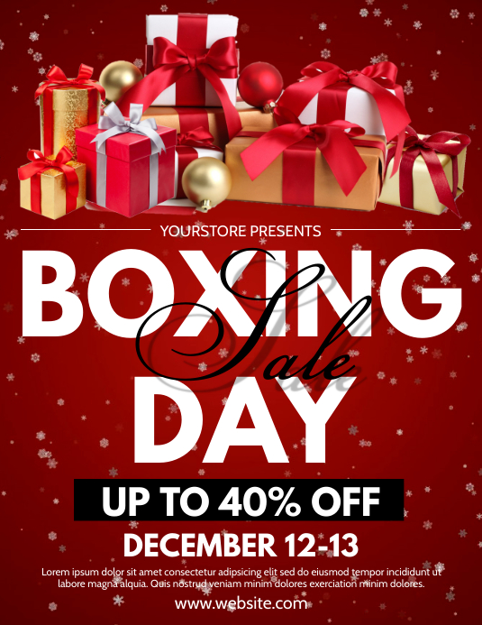 Boxing Day Template | PosterMyWall