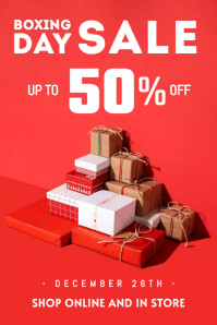 Boxing Day Retail Poster Template | PosterMyWall