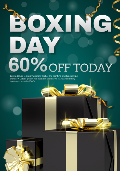 Boxing day Template | PosterMyWall