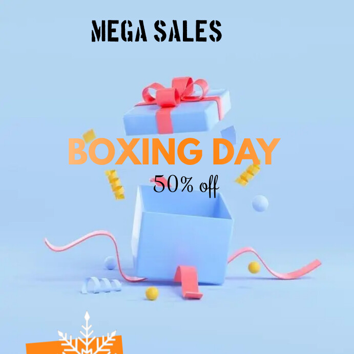Boxing day Template | PosterMyWall
