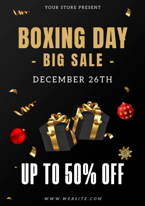 boxing day Template | PosterMyWall
