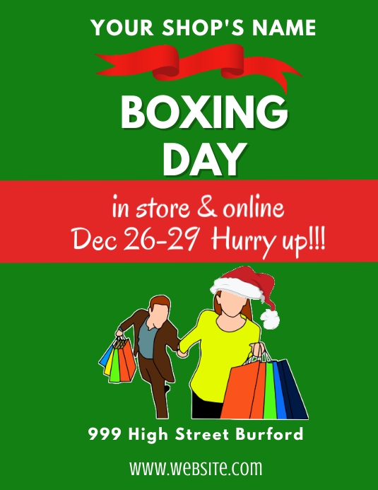Copy of BOXING DAY | PosterMyWall