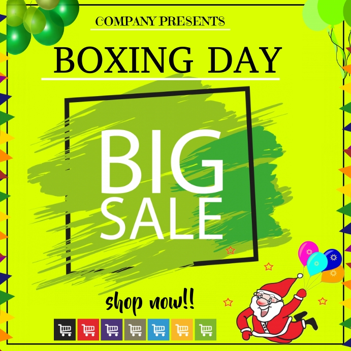 Copy of boxing day | PosterMyWall