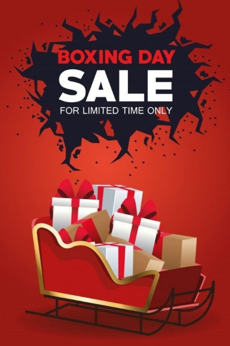 Boxing day flyer template design | PosterMyWall