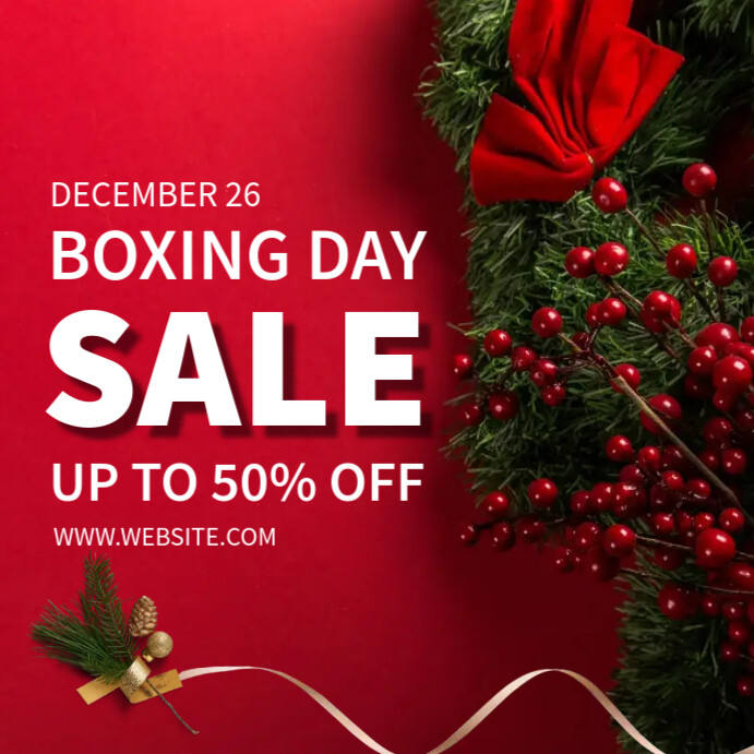 boxing day flyer template | PosterMyWall
