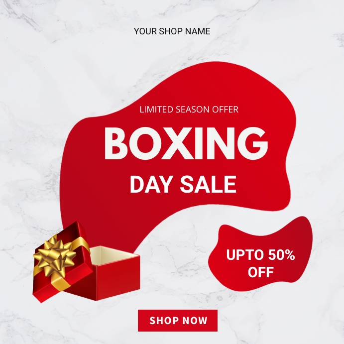 Boxing day flyers Template | PosterMyWall